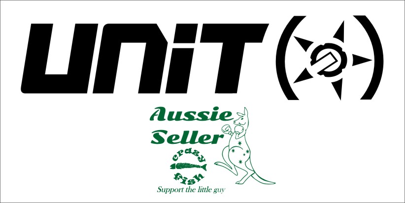 UNIT decal 260 x 60 mm choose your color - Crazy Fish