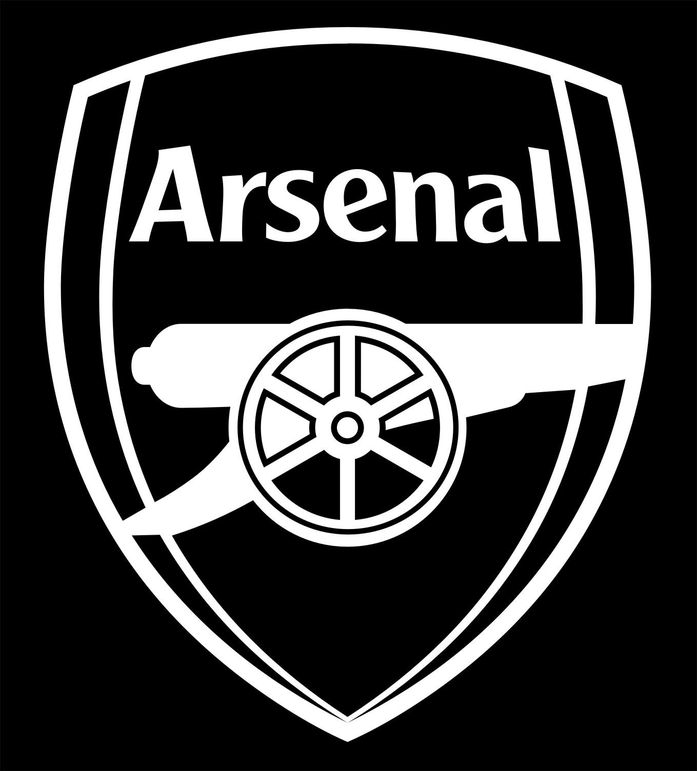 Arsenal vinyl decal 200 x 170 mm CONFIRM your color - Crazy Fish