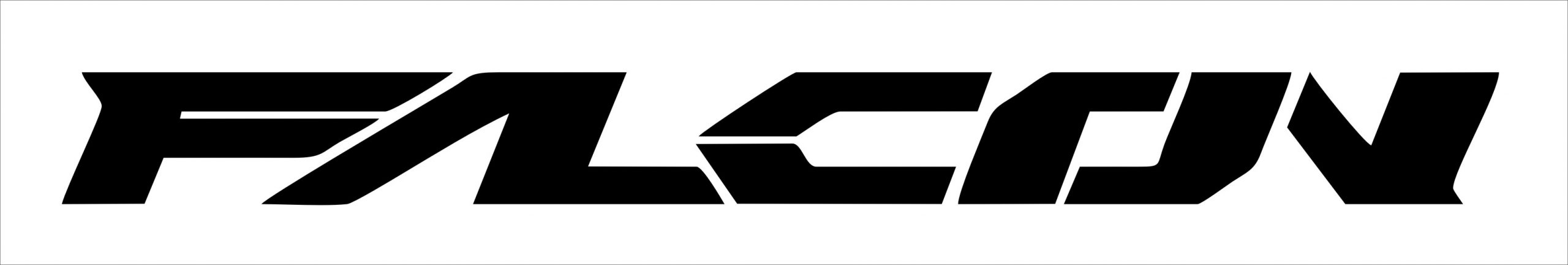 FALCON screen decal 1100 x 100 mm choose your color - Crazy Fish