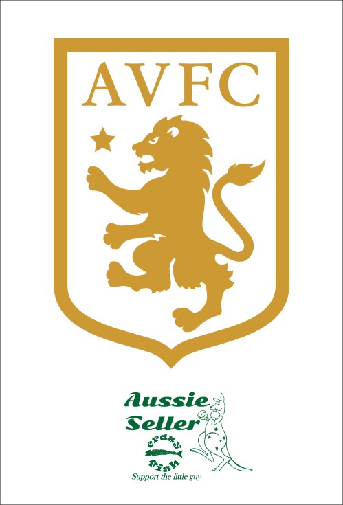 AVFC decal 170 x 120 mm choose your color - Crazy Fish