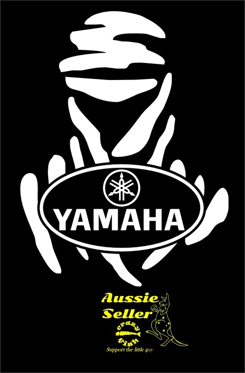 YAMAHA Ninja vinyl decal 200 x 150 mm CONFIRM your color - Crazy Fish