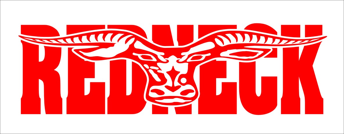 RedNeck vinyl decal 260 x 80 mm, choose your color - Crazyfish