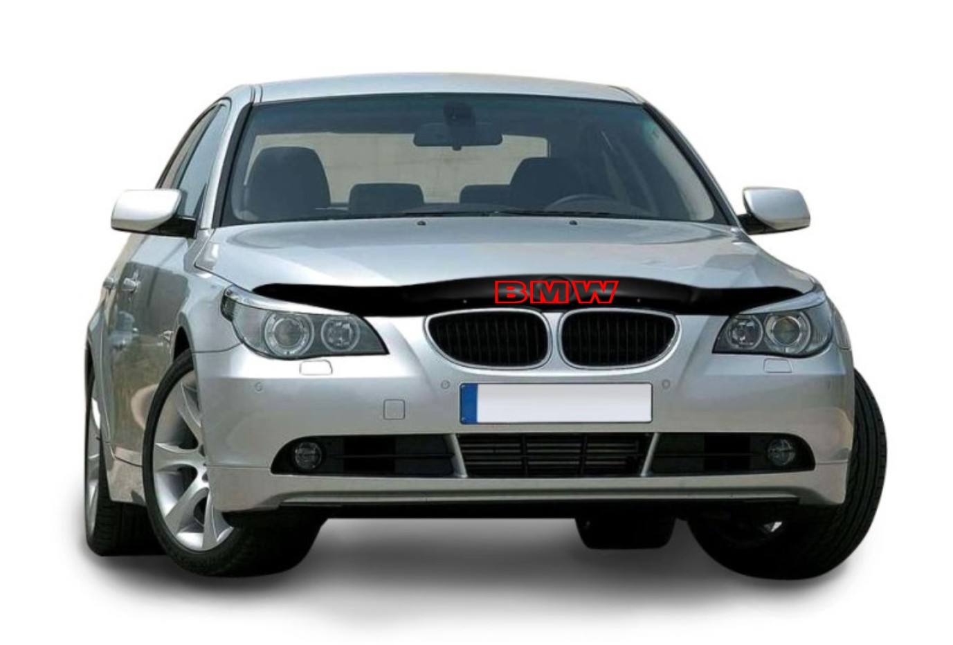 BMW bug deflector decal 260 x 60 mm choose your color - Crazy Fish