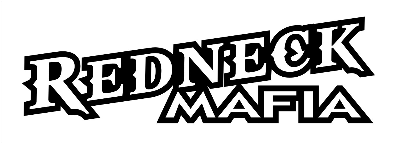 Redneck Mafia vinyl decal 260 x 80 mm choose your color - Crazy Fish