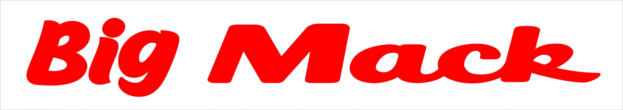 Big Mack screen decal 1100 x 150 mm choose your color - Crazy Fish