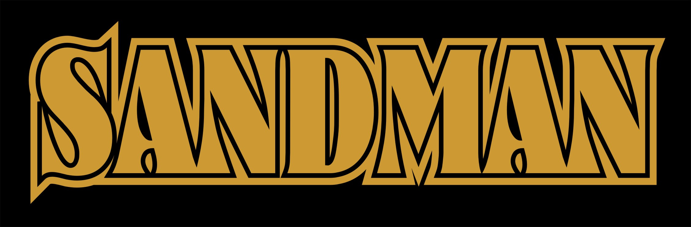 Sandman retro vinyl decal 280 x 80 mm choose your color - Crazy Fish