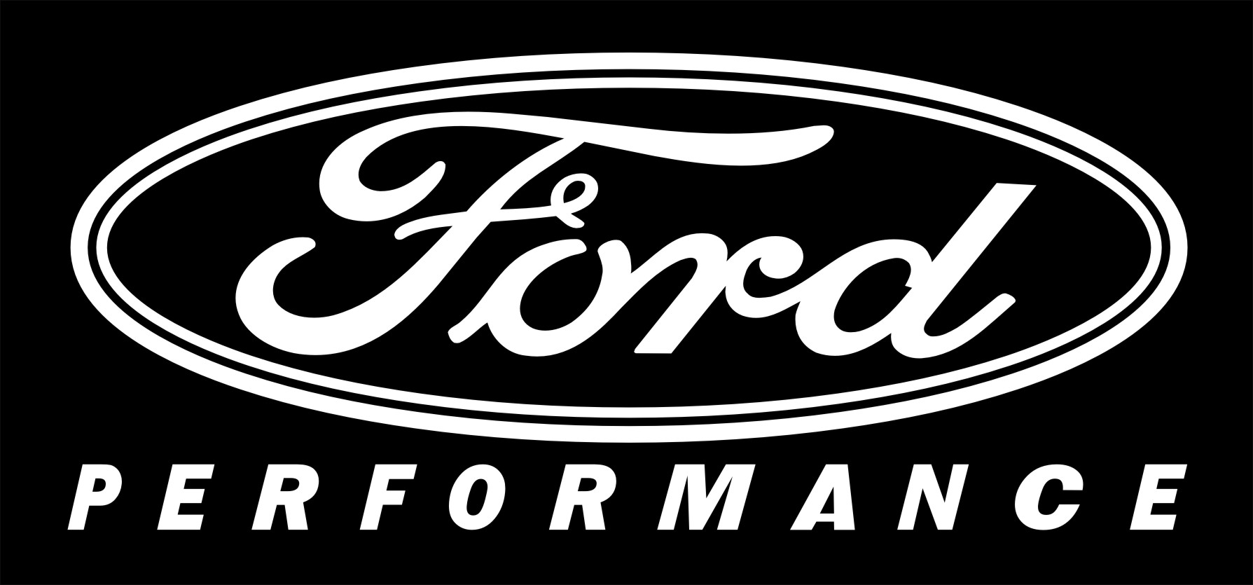 Ford Performance vinyl decal 230 x 100 mm choose your color - Crazy Fish