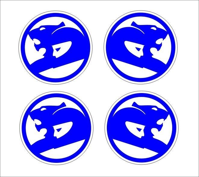 Holden HSV Stickers blue/white FOUR (4) 50 mm each - Crazy Fish