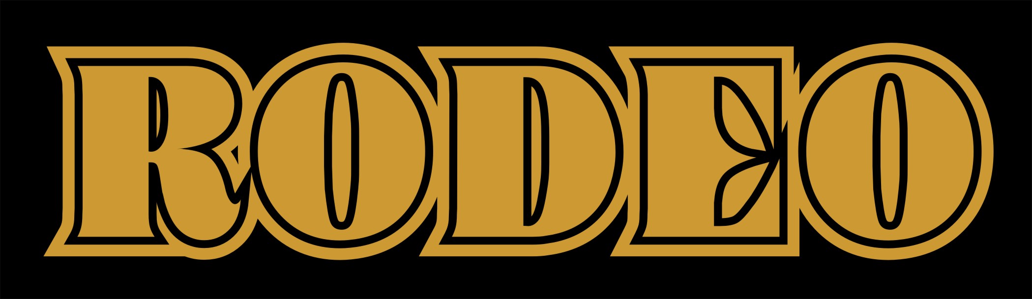 RODEO vinyl Decal 1200 x 275 mm choose your color - Crazy Fish