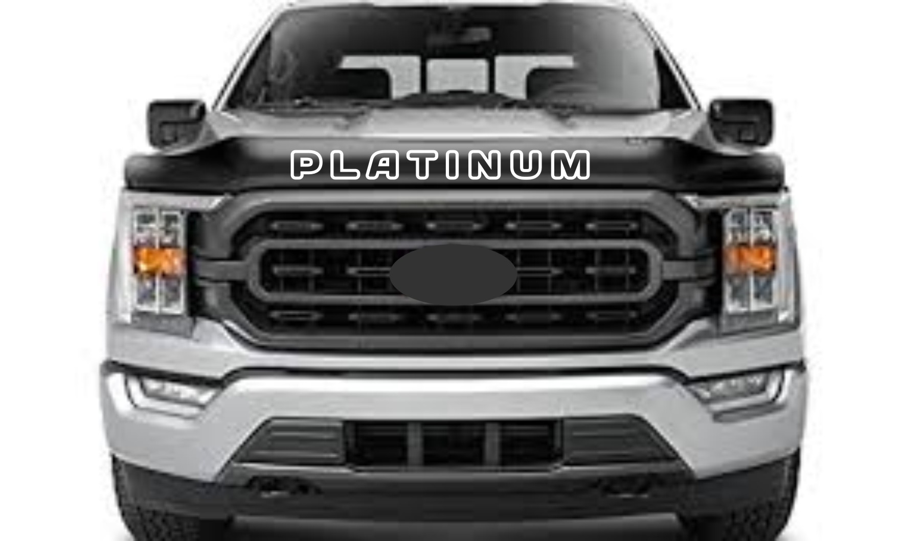 PLATINUM bug deflector decal 600 x 60 mm CONFIRM your color - Crazyfish