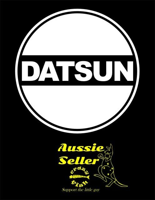 DATSUN decal 140 mm, choose your color - Crazy Fish