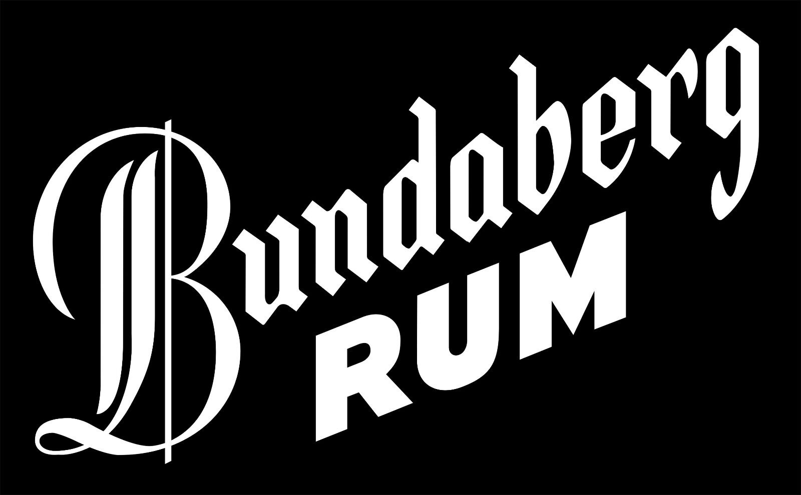 Bundy Rum vinyl decal 750 x 450 mm choose your color - Crazy Fish