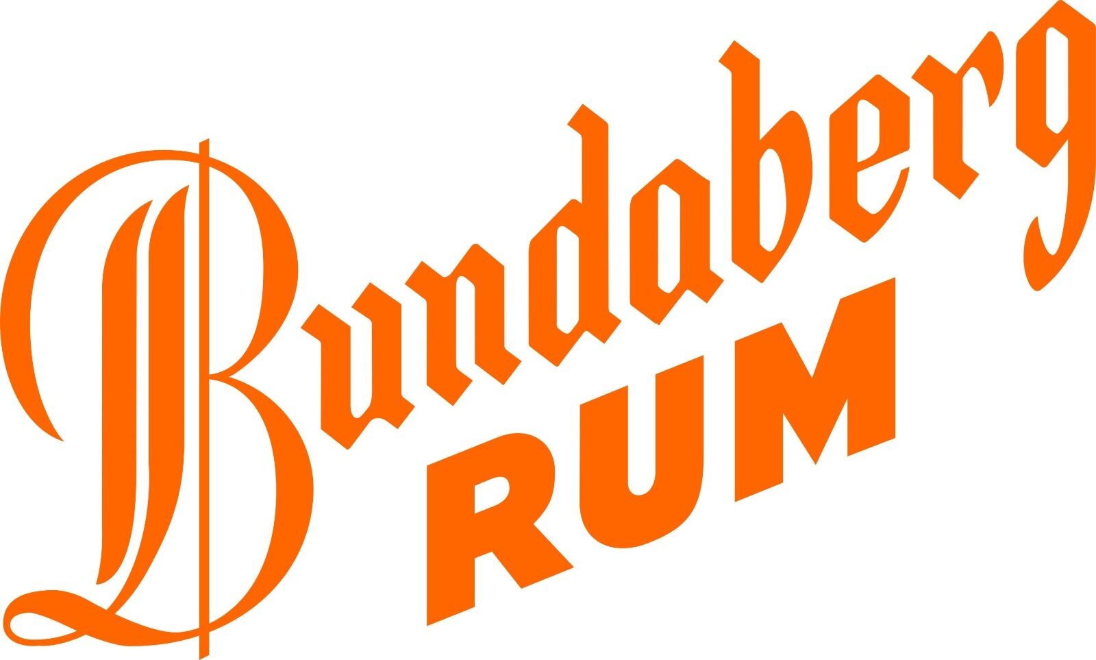 Bundy Rum vinyl decal LARGE 750 x 450 mm CONFIRM your color - Crazy Fish