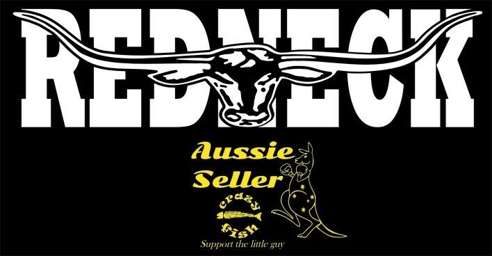 REDNECK vinyl decal 1100 x 275 mm, choose your color - Crazy Fish