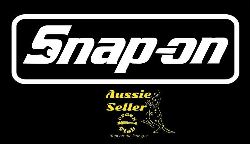 Snap On decal 260 x 80 mm choose your color - Crazy Fish