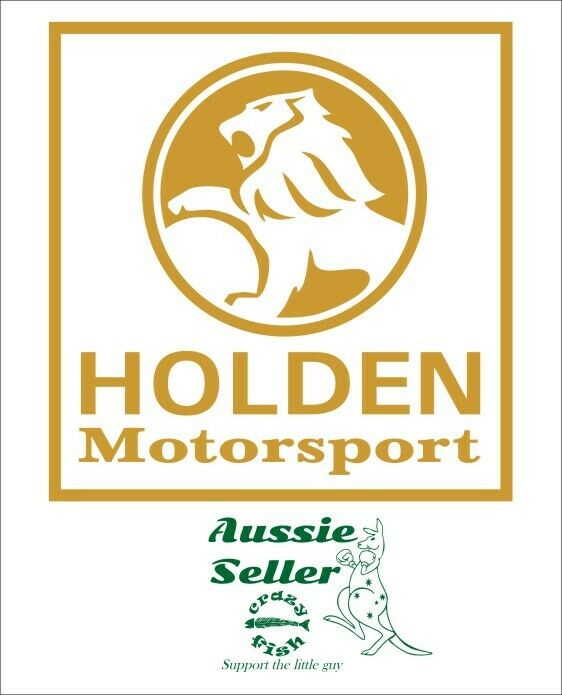 Holden Motorsport vinyl decal 170 x 160 mm choose your color - Crazy Fish