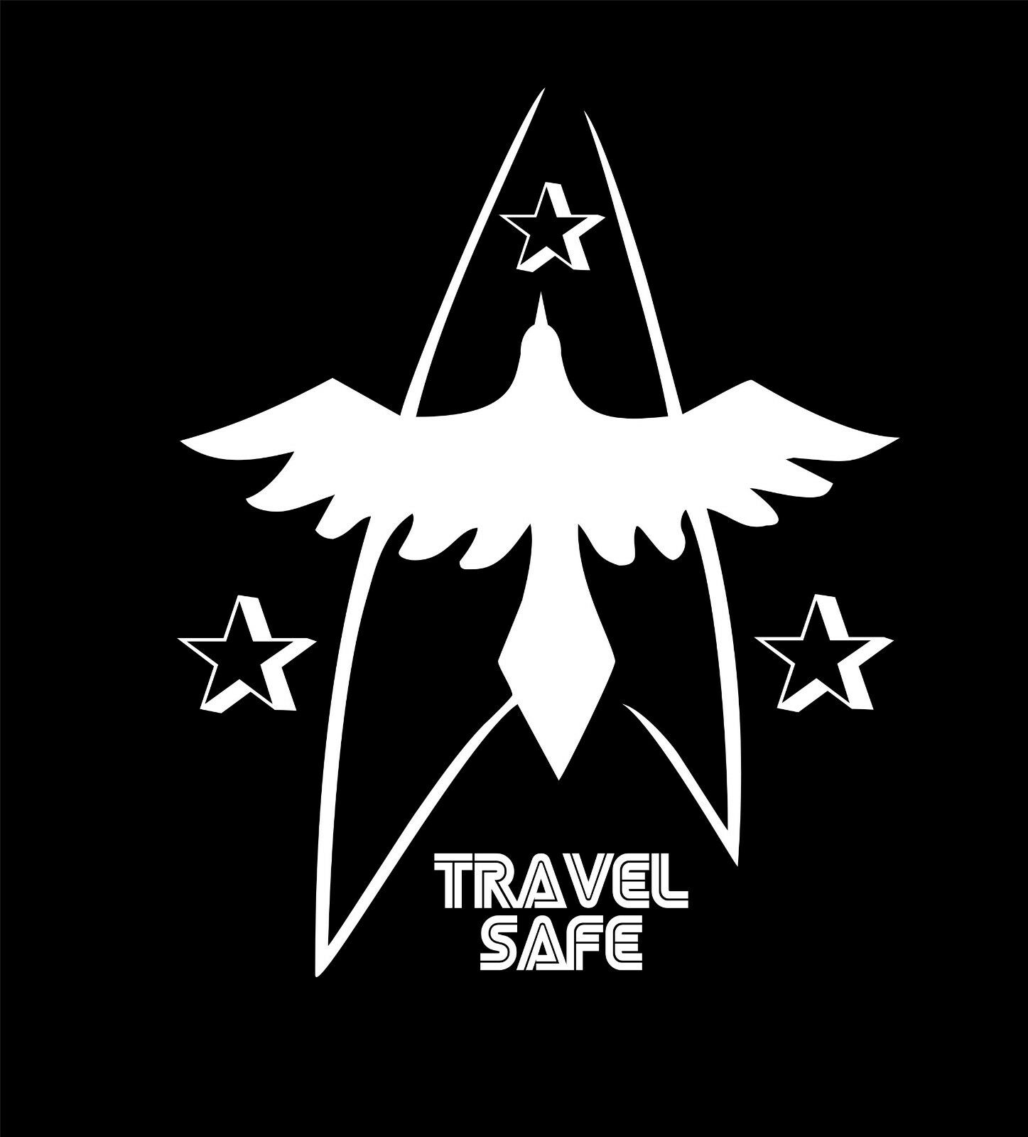 Star Trek Travel Safe decal 150 x 120 mm CONFIRM your color - Crazyfish