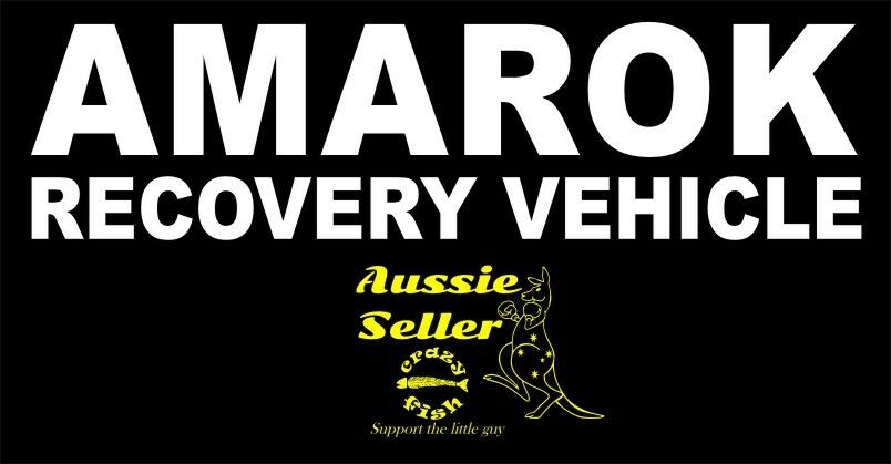 AMAROK Recovery Vehicle decal 260 x 70 mm CONFIRM your color - Crazyfish
