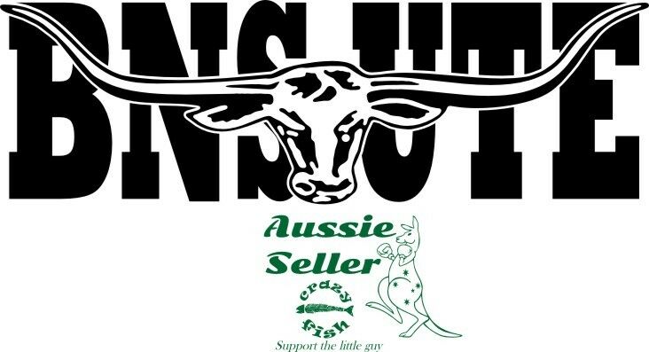 BNS UTE Longhorn vinyl decal 260 x 80 mm CONFIRM your color - Crazyfish