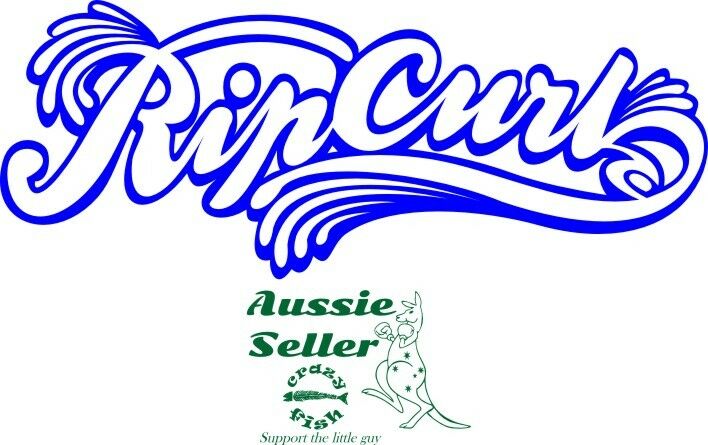 Rip Curl retro decal 250 x 100 mm choose your color - Crazy Fish