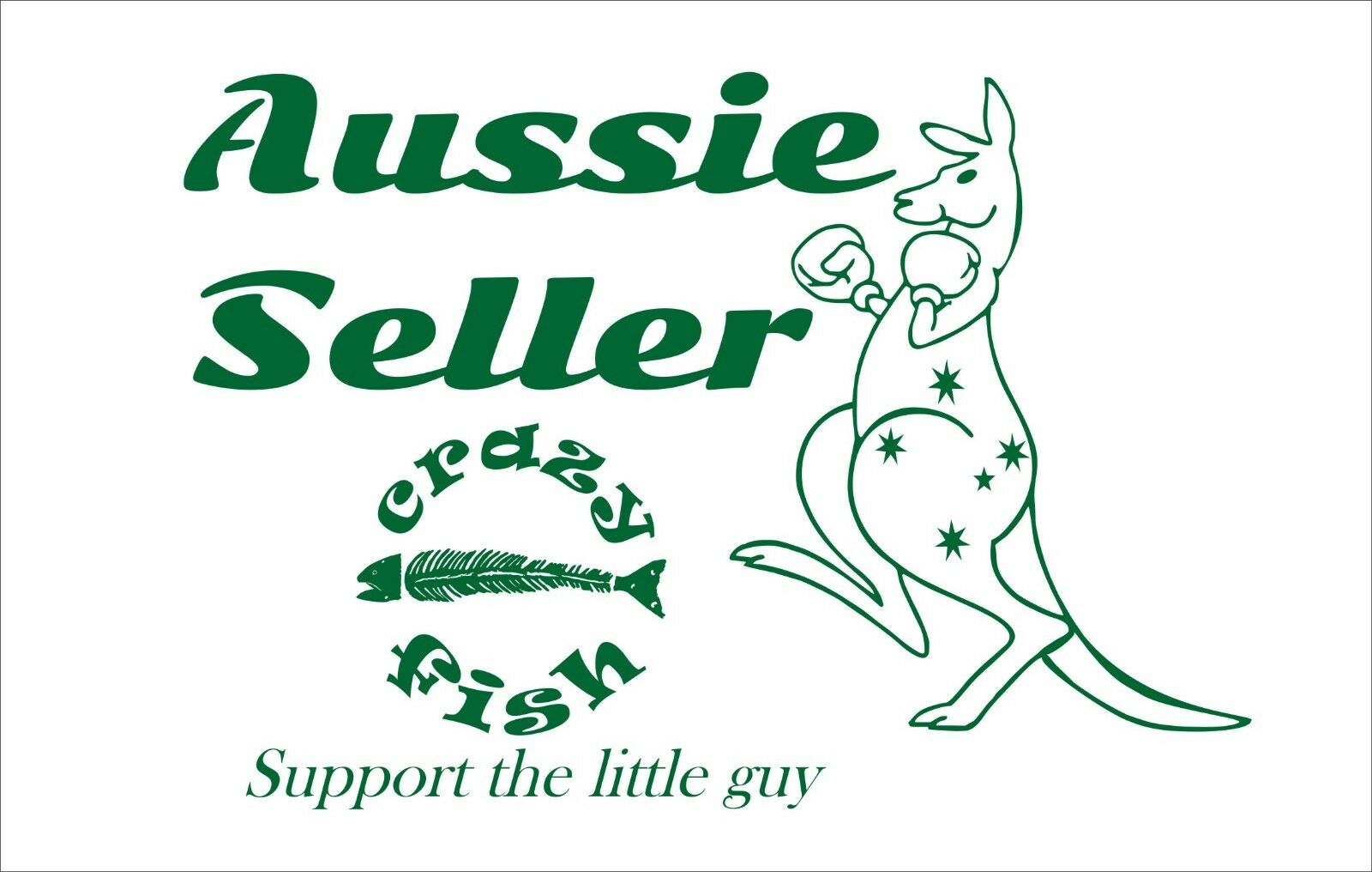 Ugly Stik vinyl cut decals TWO (2) 500 x 130 mm each *NO BACKGROUND ...