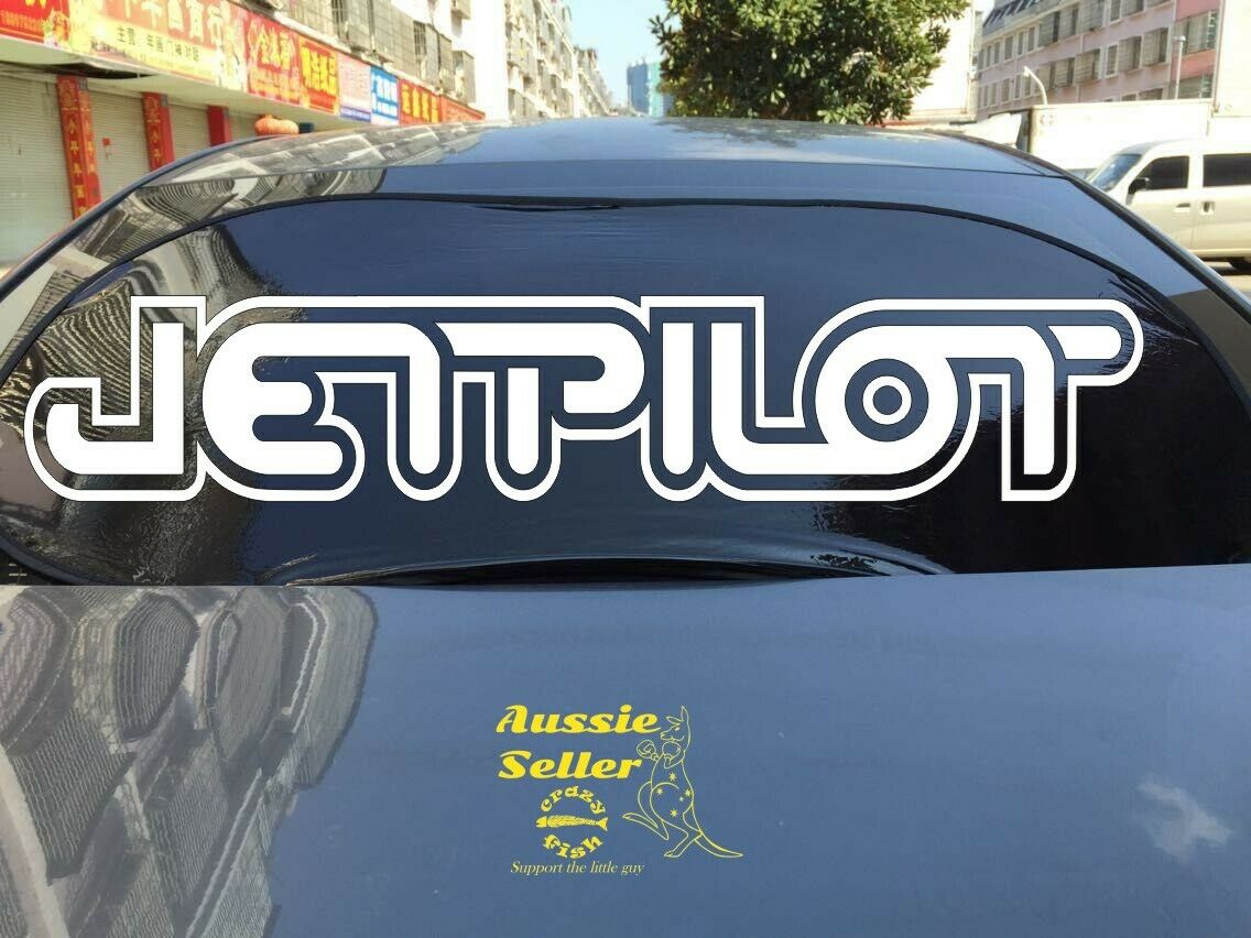 JETPILOT #2 vinyl decal 1100 x 200 mm choose your color - Crazy Fish