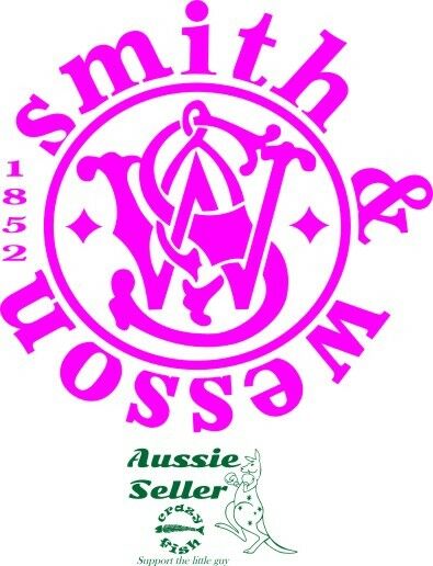 Smith & Wesson vinyl decal 150 mm choose your color - Crazy Fish