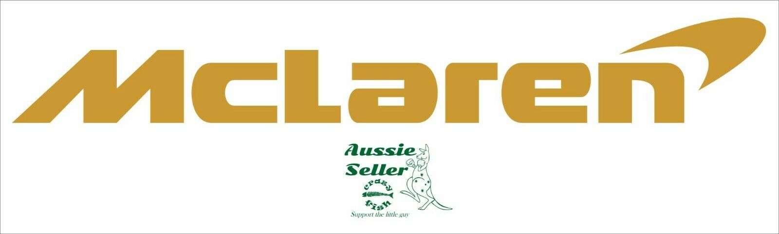 McLaren decal 950 x 130 mm, choose your color - Crazy Fish