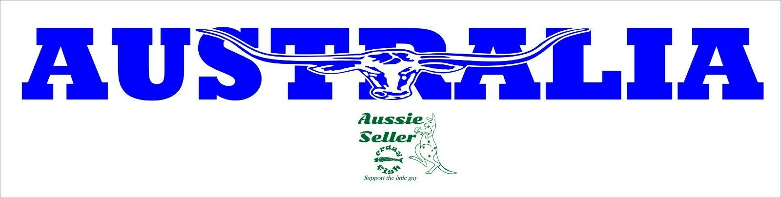 AUSTRALIA Longhorn screen decal 1000 x 100 mm choose your color - Crazy ...