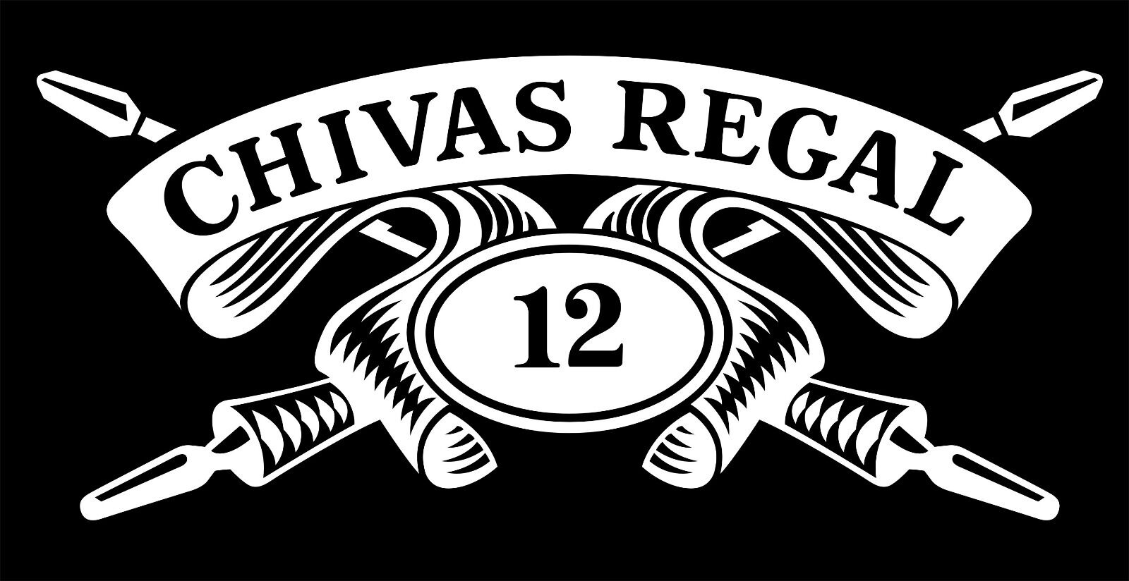 Chivas vinyl decal 250 x 110 mm, choose your color - Crazy Fish