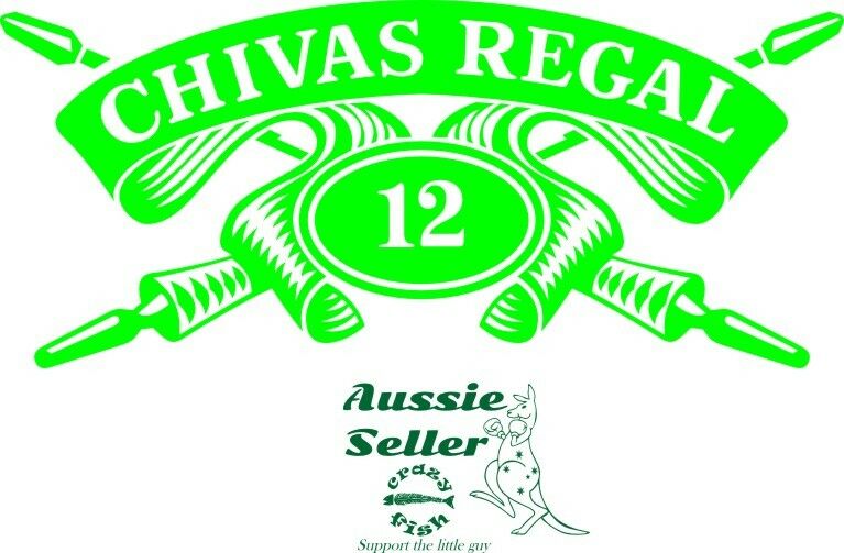 Chivas vinyl decal 250 x 110 mm, choose your color - Crazy Fish