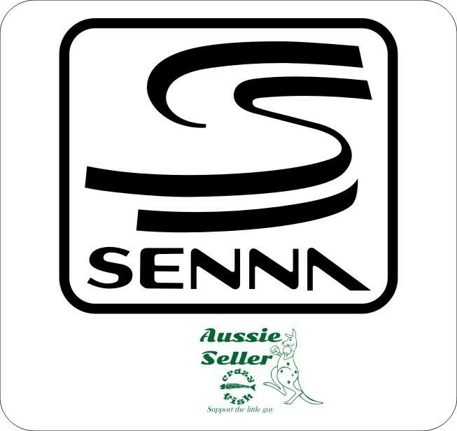 SENNA vinyl decal 170 x 150 mm choose your color - Crazy Fish