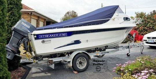 STREAKER Boat decals TWO (2) 1000 x 115 mm each CONFIRM your model and ...
